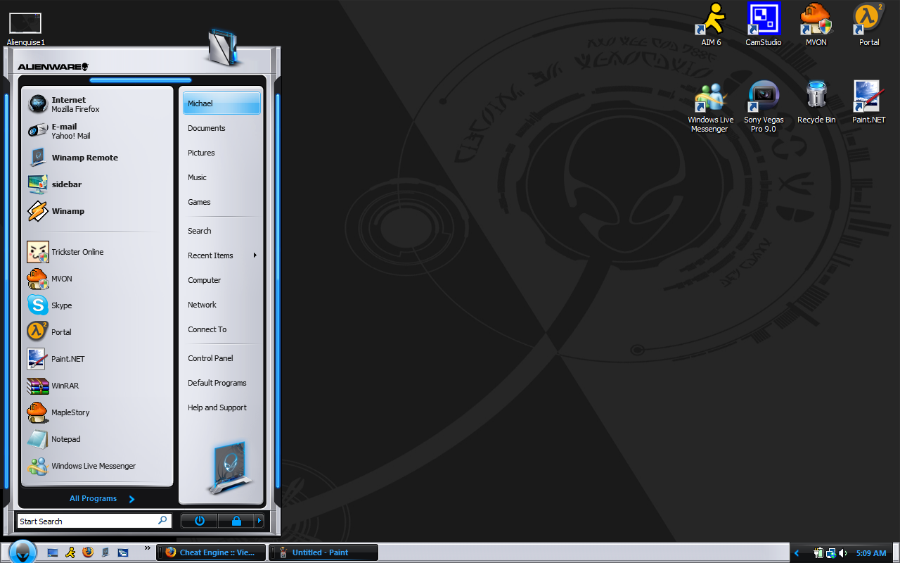 Download Alienware Darkstar Theme free software - acuteam
