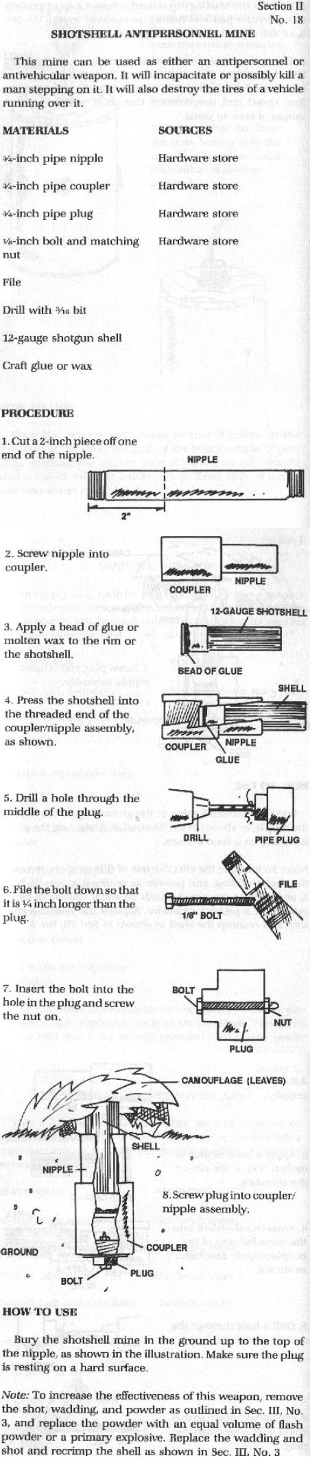 Cheat Engine :: View topic - Anti-personnel shotgun-shell mine