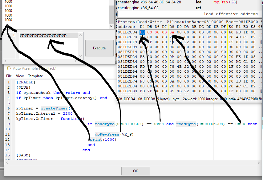 Cheat Engine View Topic Simple Trigger Script 0225