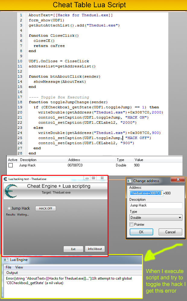 Cheat Engine :: View topic - [HELP] CE LUA Scripting - ZxPwds ULTIMATE help thread!